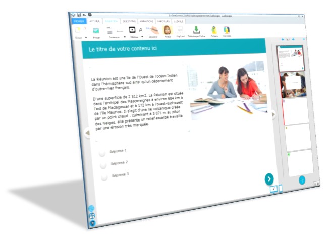 LUDISCAPE 2014 LOGICIEL AUTEUR E-LEARNING JEU SÉRIEUX